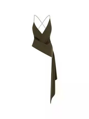 Alex Perry Asymmetric Draped Top
