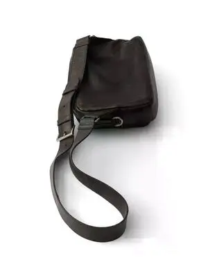 Prada Distressed Nappa Leather Shoulder Bag