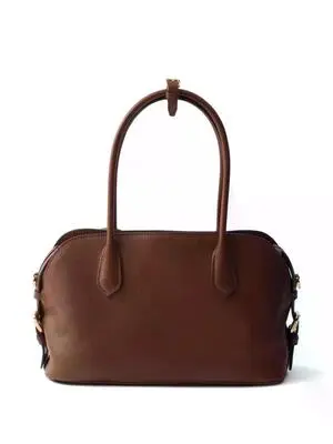 Prada Signet Medium Leather Tote Bag