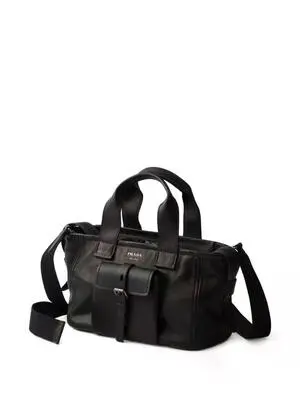 Prada Route Medium Leather Tote Bag