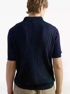 Prada Cashmere And Silk Polo Shirt