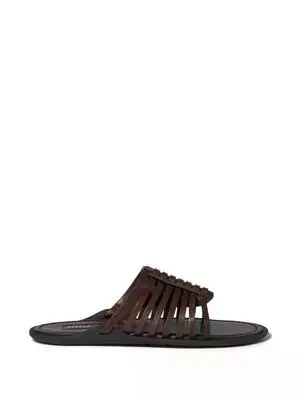 Miu Miu Nappa Leather Slides