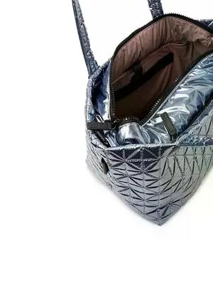 VEECOLLECTIVE Quilted Metallic Tote Bag
