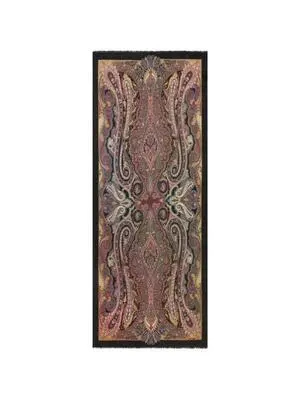 Etro Paisley-print Cashmere Scarf - Black