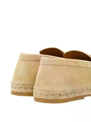 FERRAGAMO Suede Espadrille Loafers