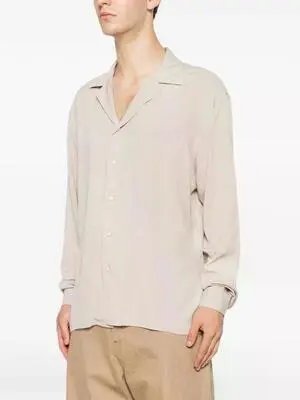 MARSEM Notched-lapel Long-sleeve Shirt
