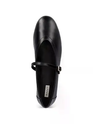 Gant Leather Buckle Ballet Flats