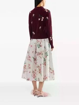 Erdem Floral Knit Polo Shirt