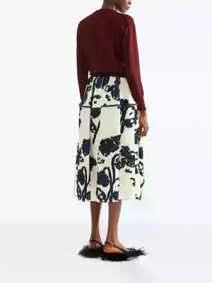 Erdem Embroidered Merino Wool Sweater - Red