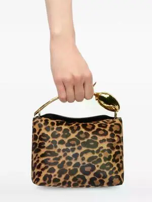 Erdem Mini Bloom Leopard-print Tote Bag - Brown