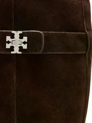 Tory Burch T-lock Suede Knee-high Boots