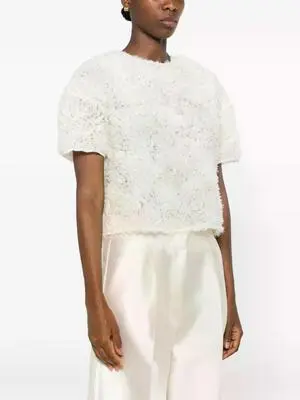CARLA G. Muir Feather-effect Top