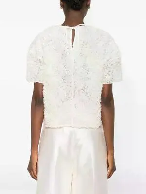 CARLA G. Muir Feather-effect Top