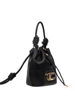 LOLA CASADEMUNT Logo Plaque Bucket Bag