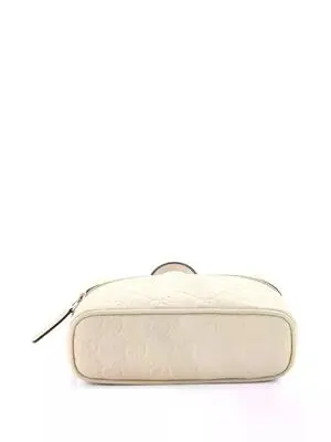 Gucci Gg Embossed Leather Small Shoulder Bag