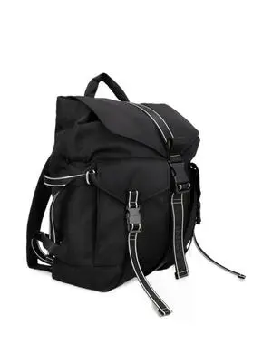 GANNI Re-tech Buckled Backpack - Black