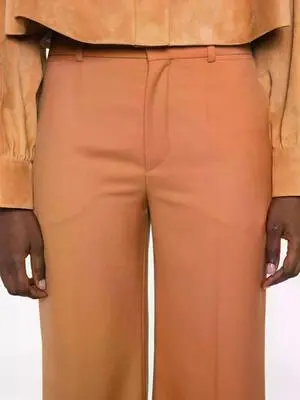Chloé Pressed-crease Wide-leg Trousers