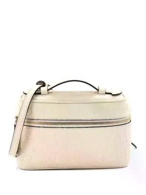 Gucci Gg Embossed Leather Small Shoulder Bag