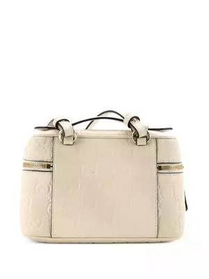 Gucci Gg Embossed Leather Small Shoulder Bag
