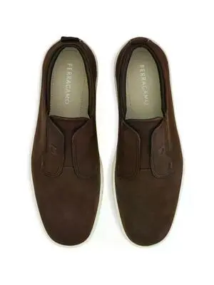 FERRAGAMO Gancini Detail Slip-on Sneakers