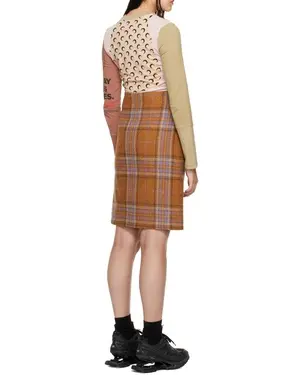 We11Done Checked Mini Dress