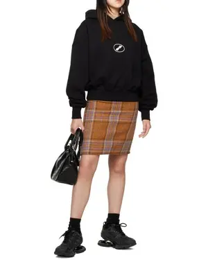 We11Done Checked Mini Dress