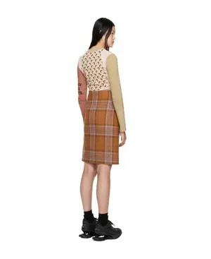 We11Done Checked Mini Dress