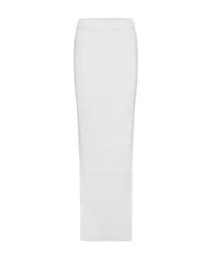 DION LEE Gradient Cropped Ribbed-knit Shirt