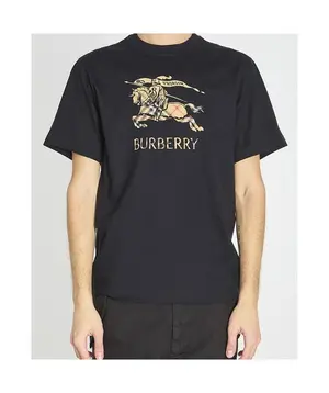 Burberry Knight Print Cotton T-shirt