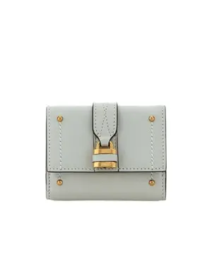 Chloé Mini Trifold Wallet - Gray