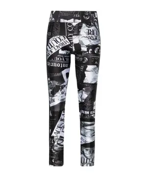 Versace Allover Graphic Print Leggings