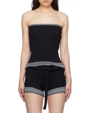 Ottolinger Tube Top Vest - Black