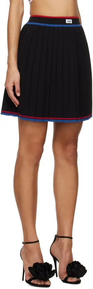 Gcds Pleated Knit Skirt