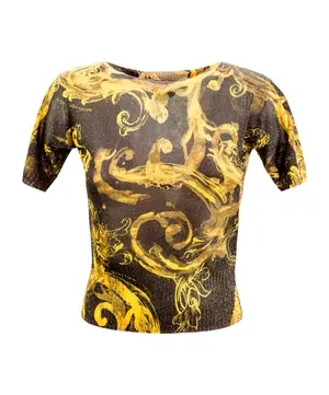 Versace Mock Neck T-shirts For Women