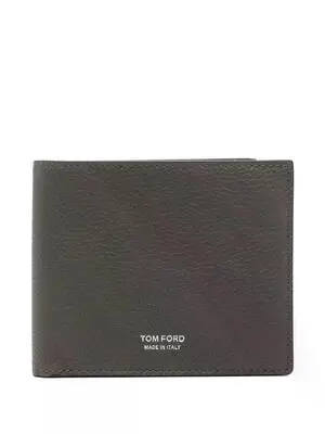 TOM FORD Leather Wallet - Grey