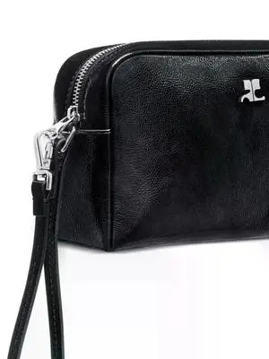 COURREGES Naplack Logo Plaque Mini Bag