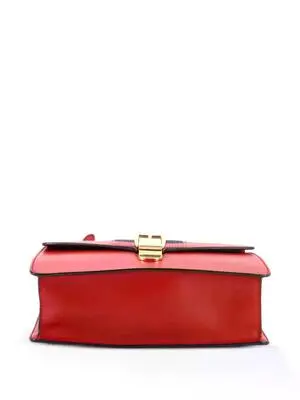 Gucci Sylvie Leather Small Shoulder Bag - Red