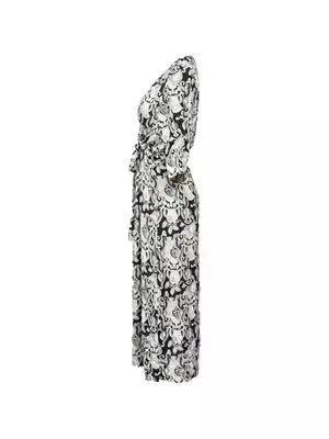 See By Chloé Printed Pleated Maxi Dress