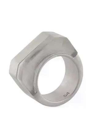 Rick Owens Crystal Embellished Brass Ring
