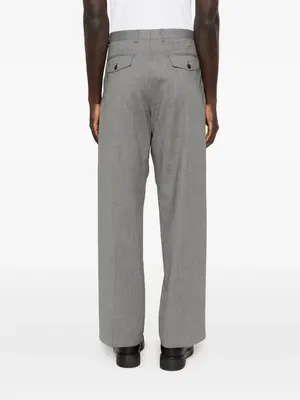 SUNFLOWER Pleated Tailored Trousers - Grey