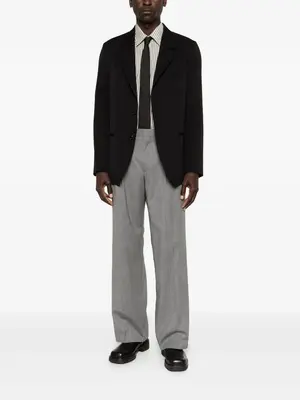 SUNFLOWER Pleated Tailored Trousers - Grey