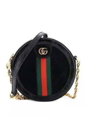 Gucci Ophidia Round Shoulder Bag - Black