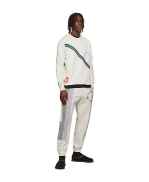 Paul Smith Crewneck Sweater With Embroidered And Printed Logo