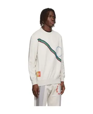 Paul Smith Crewneck Sweater With Embroidered And Printed Logo
