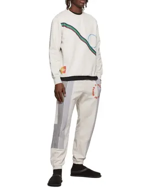 Paul Smith Crewneck Sweater With Embroidered And Printed Logo