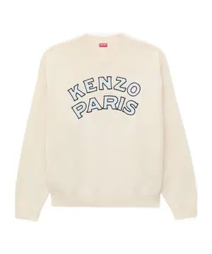 Kenzo Emblem Jumper In Wool Cotton