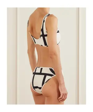 TOTEME Monogram Printed Bikini Brief - Multicolor