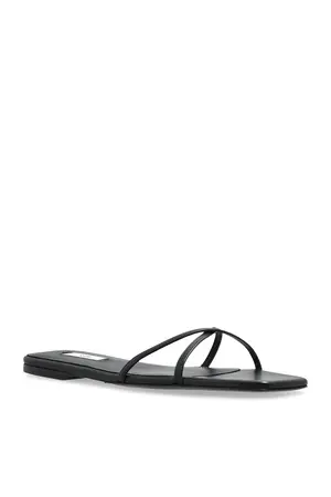 TOTEME Crossover Strap Square Open Toe Sandals