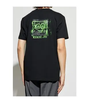 Iceberg Round-neck Patchwork T-shirt