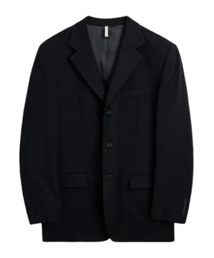 SUNFLOWER Single-breasted Long-sleeved Jacket - Black